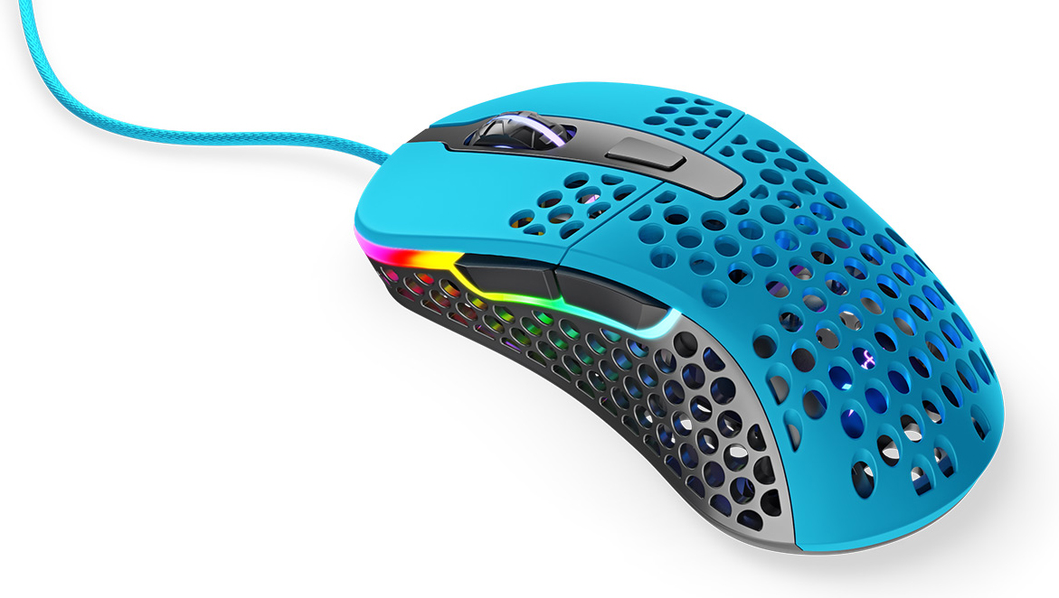 ขาย Xtrfy M4 RGB Ultra-Light Gaming Mouse - Blue ราคา 2,490.00 บาท