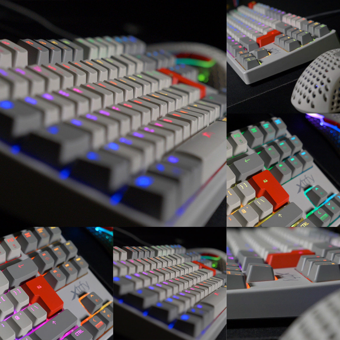 ขาย Xtrfy K4 RETRO RGB TKL Gaming Keyboard - Red Switch ราคา 3,990.00 บาท