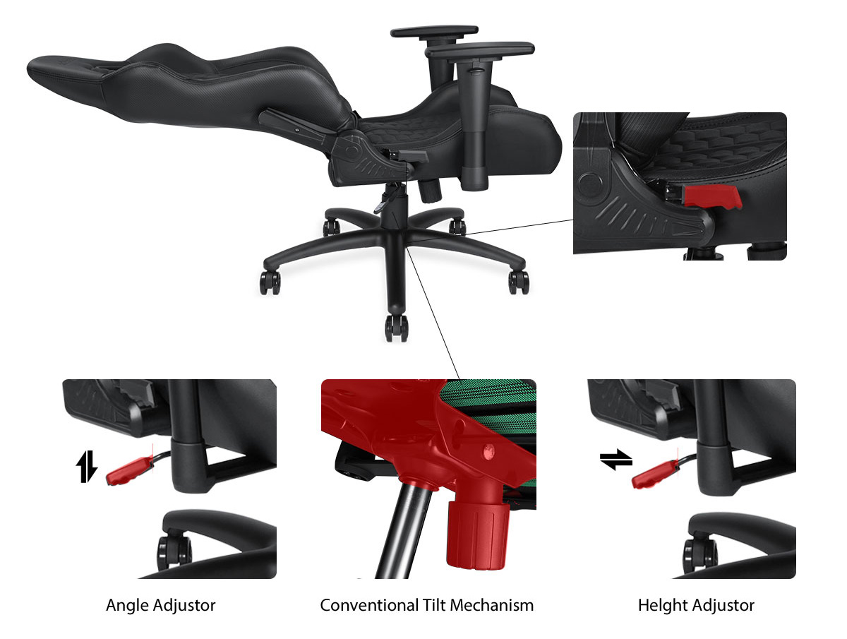 ขาย Anda Seat Dark Demon Gaming Chair - Black ราคา 10,900.00 บาท