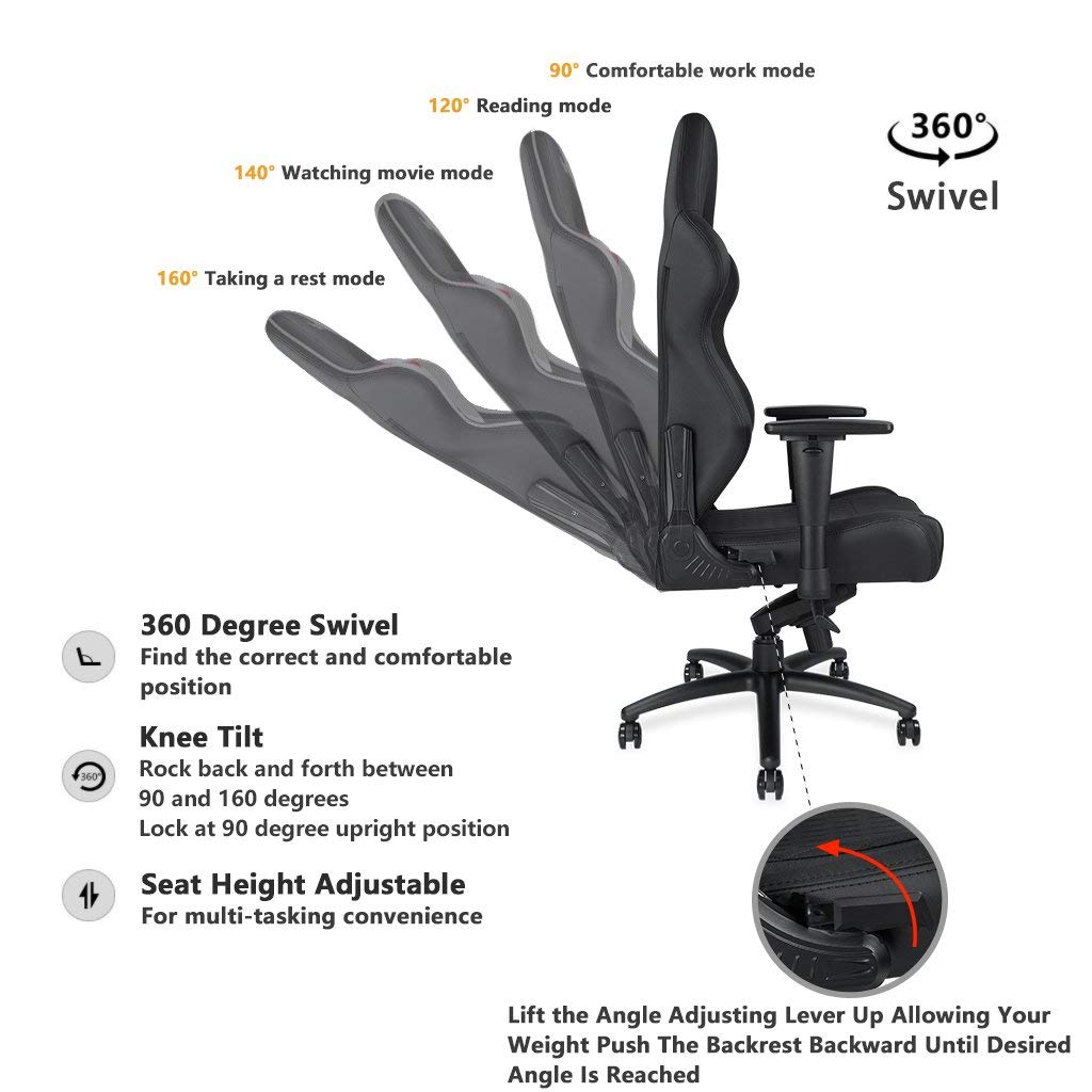 ขาย Anda Seat Dark Series Wizard Premium Gaming Chair - Black ราคา ...