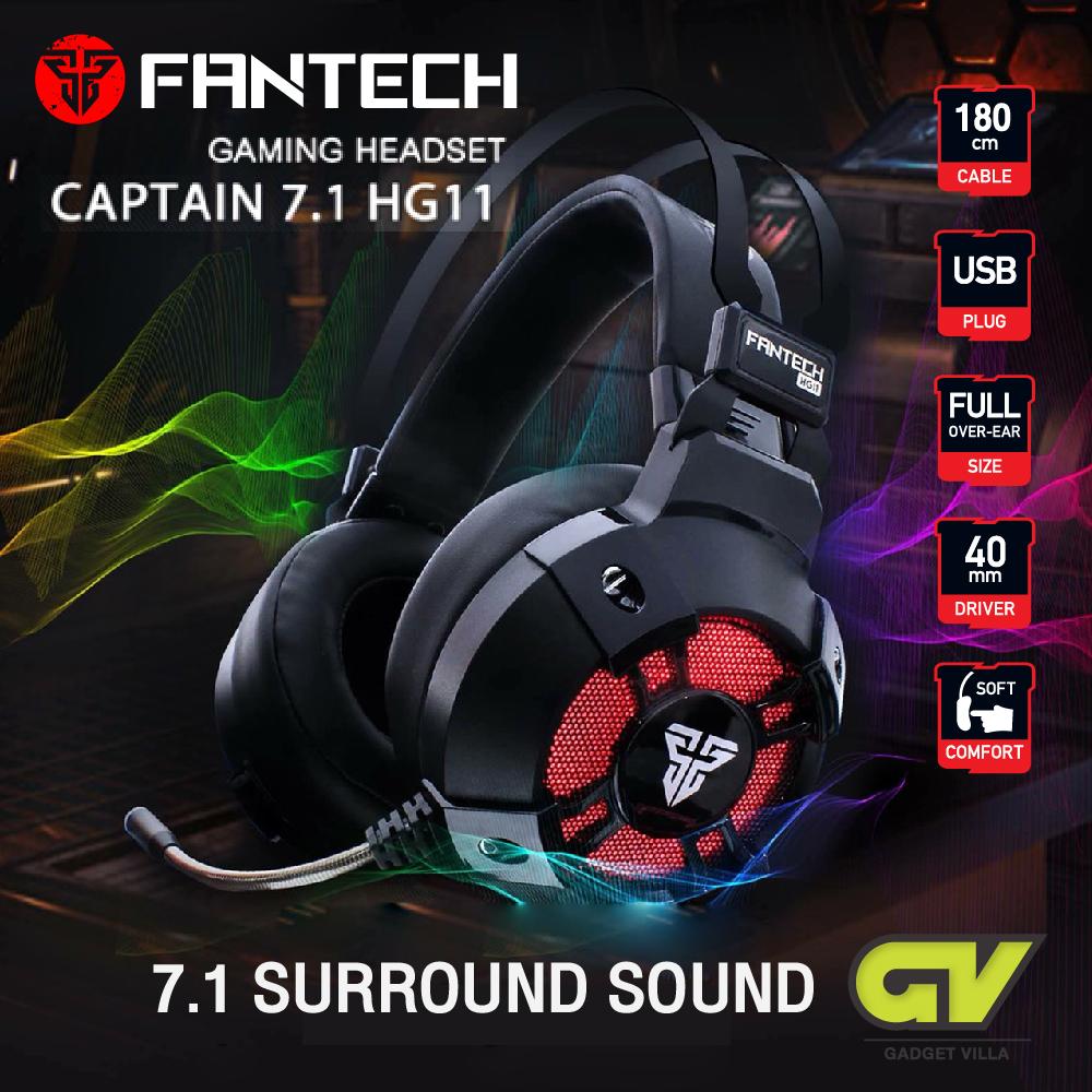 ขาย Fantech HG11 Captain 7.1 Stereo Gaming Headset ราคา 1,090.00 บาท