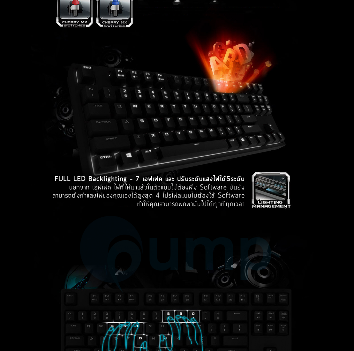 [รีวิว-Review] CM Storm QuickFire Rapid-i Fully Backlit Mechanical ...