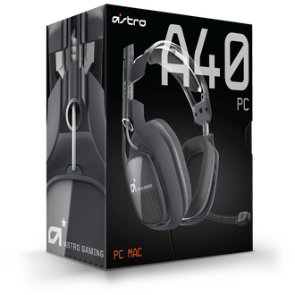 ขาย ASTRO Gaming A40 PC/MAC Headset Kit (Dark Grey) ราคา 6,490.00 บาท