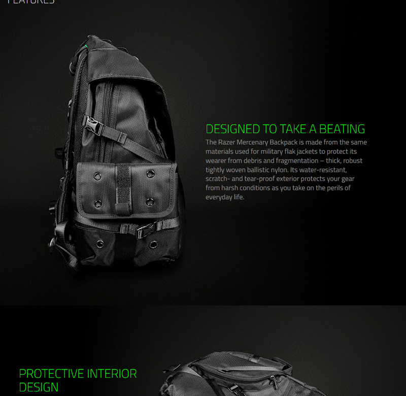 ขาย Razer Mercenary Gaming Backpack ราคา 4,090.00 บาท